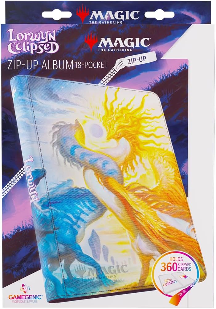 Gamegenic MTG Lorwyn Eclipsed Zip-Up Album 18-Pocket Binder Celestial ...