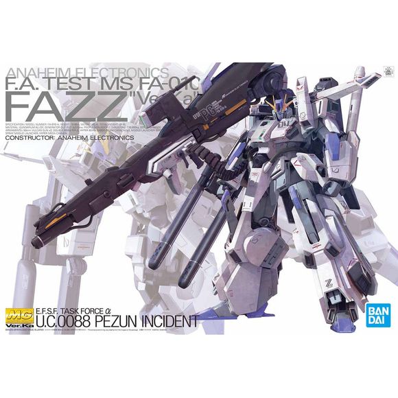Bandai Hobby Gundam Sentinel FAZZ Ver.Ka MG 1/100 Model Kit – Galactic ...