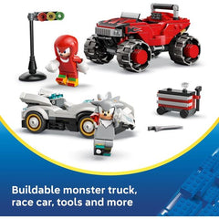 LEGO 77118 Sonic The Hedgehog Silver's Car vs. Knuckles' Monster Truck ...